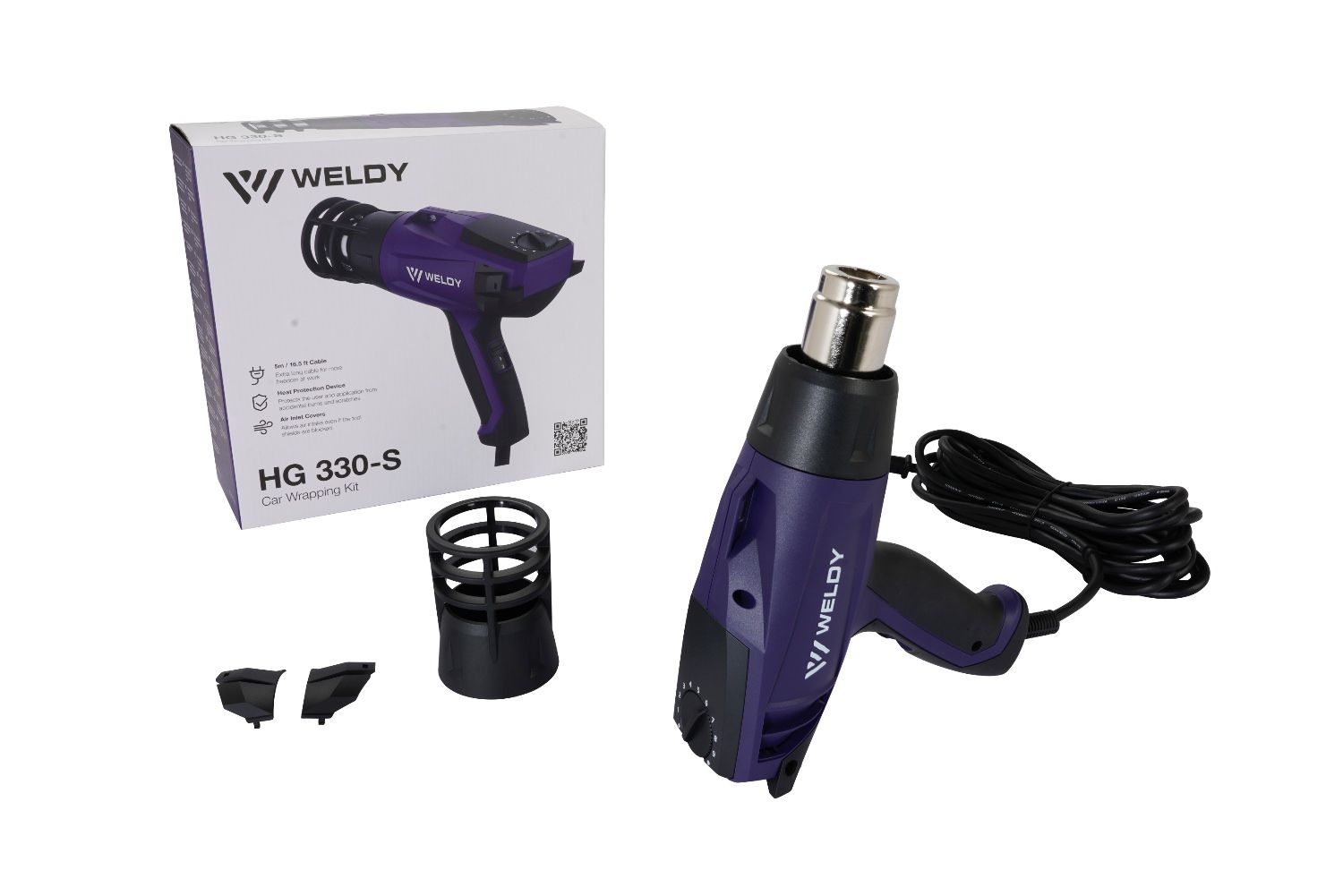 Welwyn Tool Group WELDY HG 330-S 230V 2300W Car Wrapping Kit 130.940