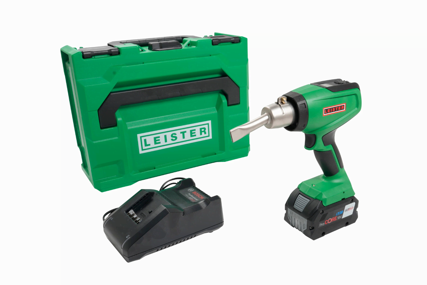 Welwyn Tool Group Leister NEXHEAT 300 A-LP battery-operated heat gun kit